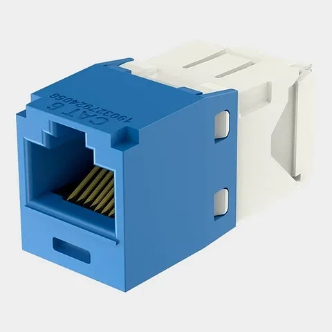 Jack RJ45 Panduit Pannet Cat6A No Blindado – Azul | Alkotel