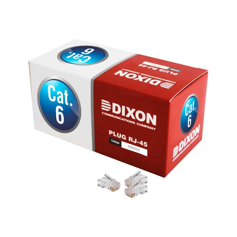 Plug Dixon Cat 6 (Unidad) | Alkotel